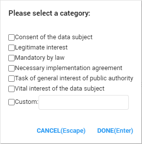 Adding purpose and storing