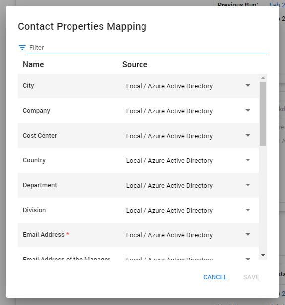 Address Book Synchronization